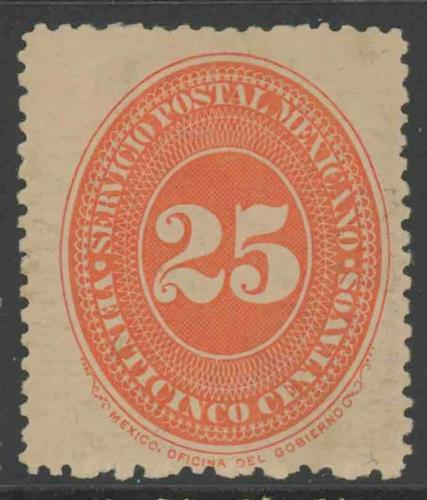 227 Mexico Large Numerals - Gregg Nelson Stamps